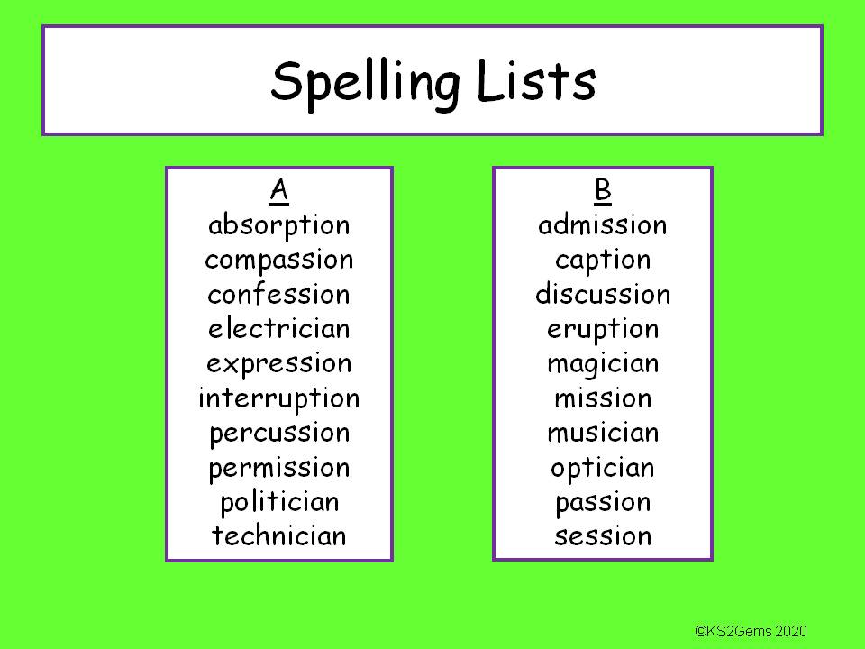 Y3/4 Spelling - KS2 Gems